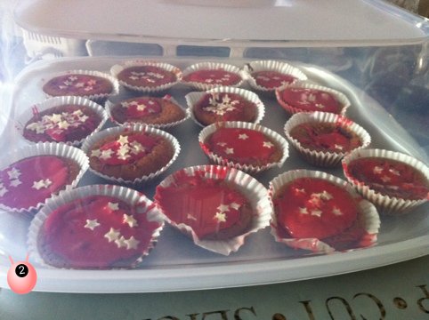 Christmas Star Cakes | Pinkoddy's Blog