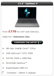 Optimus V Laptop from PC Specialist Review | Pinkoddy's Blog