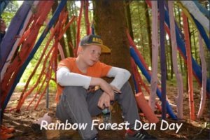 Rainbow Den Building Day at the Forest of Dean Sculpture Trail ...