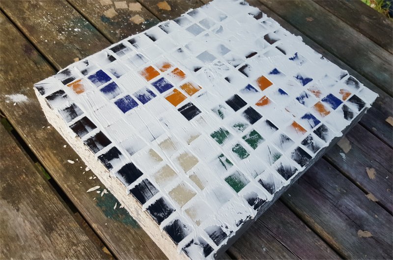 First time tiling with Mosaics Craft | Pinkoddy's Blog