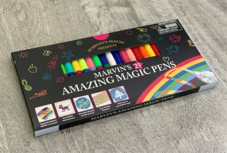 Marvin's Magic Pens reveal, vanish & change colours
