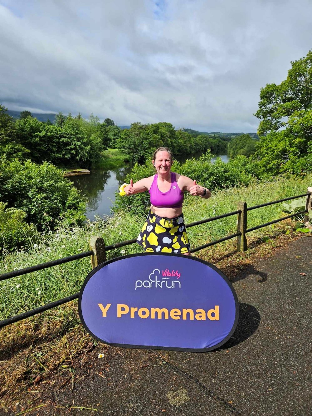 Y Promenâd parkrun in Beautiful Brecon Event 3 - Pinkoddy